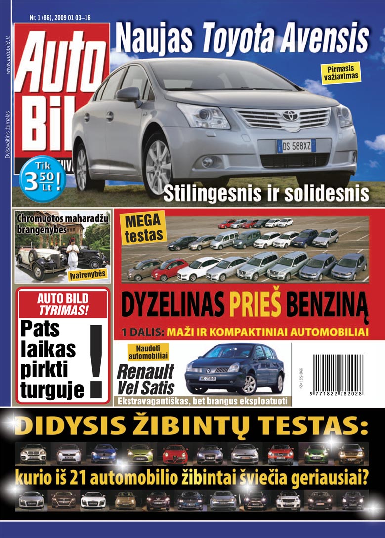 Autobild Lietuva 2009/01 - Autobild.lt | Autobild.lt