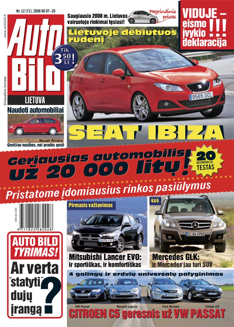 Autobild Lietuva 2008/12 - Autobild.lt | Autobild.lt
