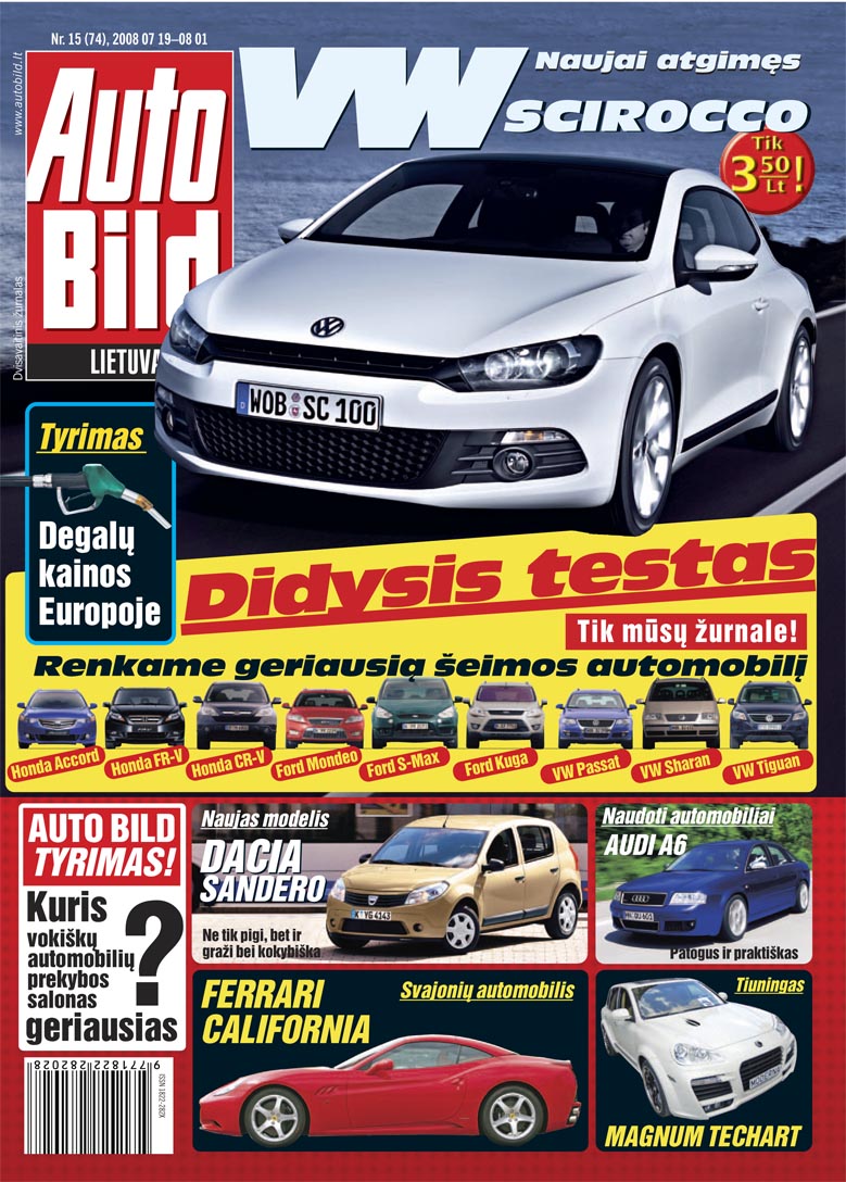 Autobild Lietuva 2008/15 - Autobild.lt | Autobild.lt