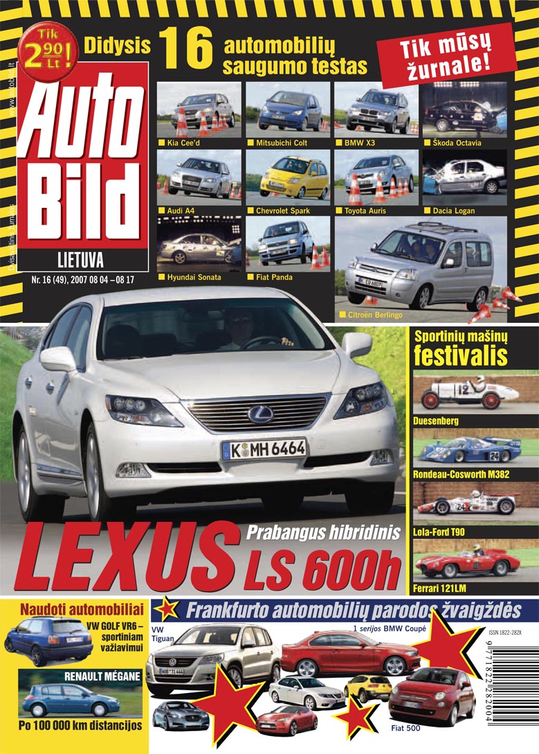 Autobild Lietuva 2007/16 - Autobild.lt | Autobild.lt
