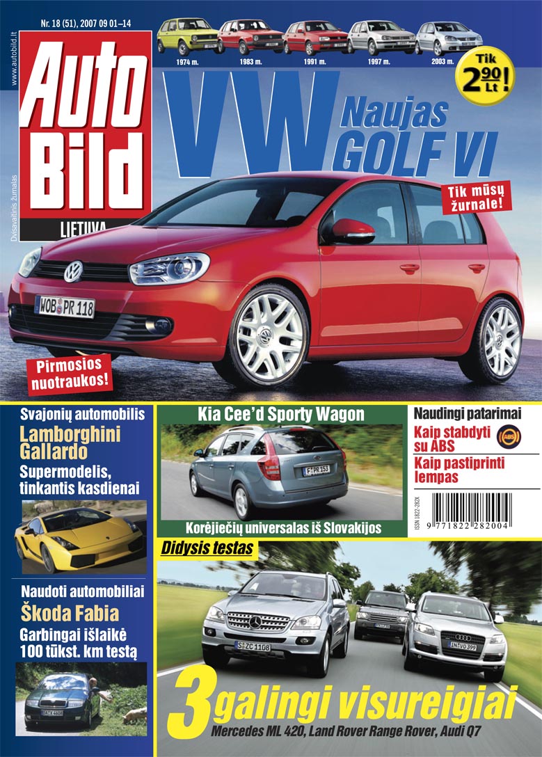 Autobild Lietuva 2007/18 - Autobild.lt | Autobild.lt